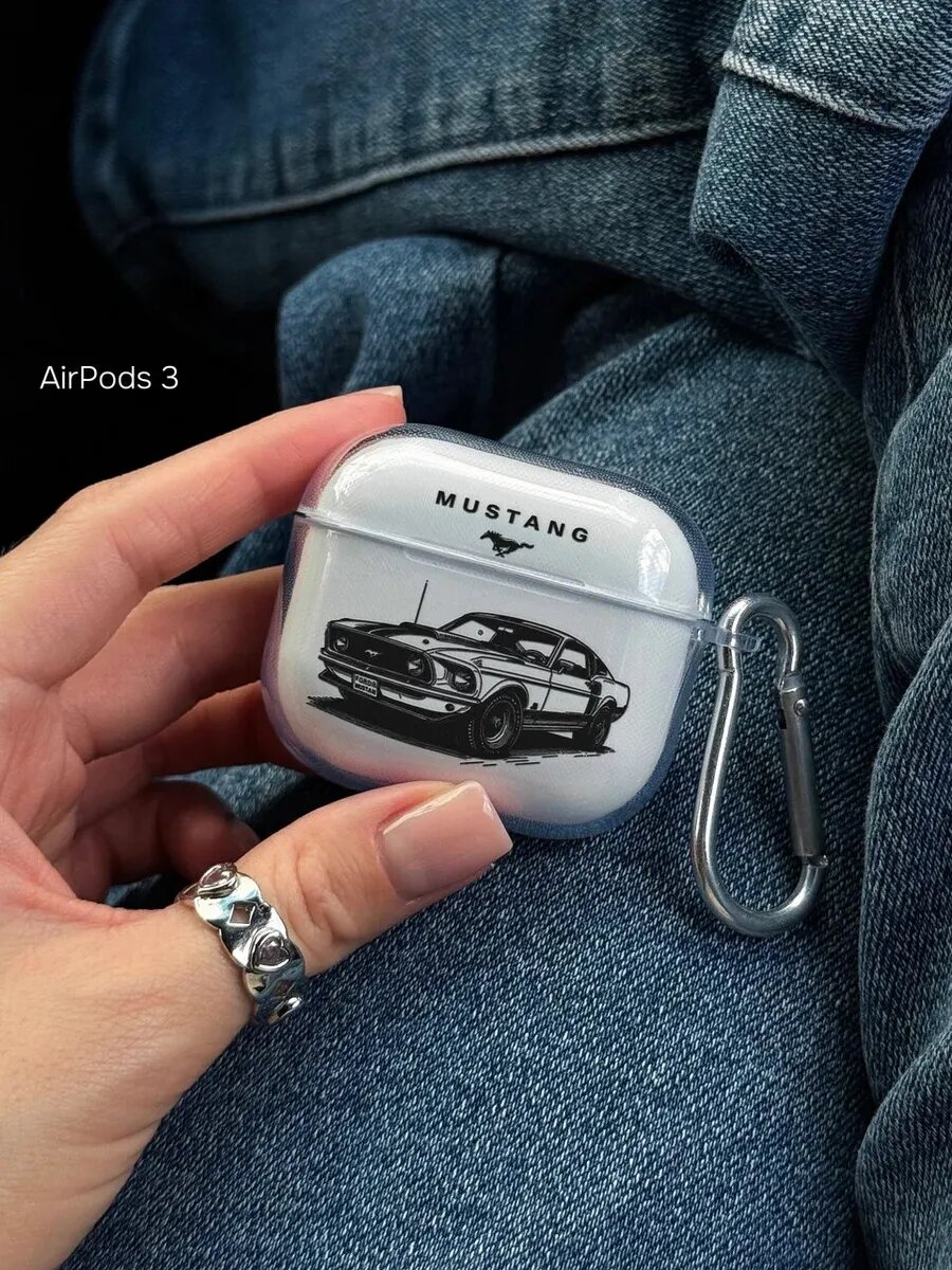 Чехол на AirPods 3 Форд Мустанг