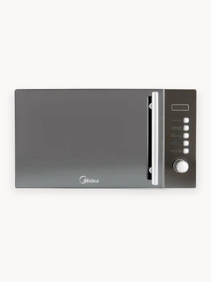 Микроволновая печь Midea AM820CMF, 20 л, мощность 800 Ватт, черный