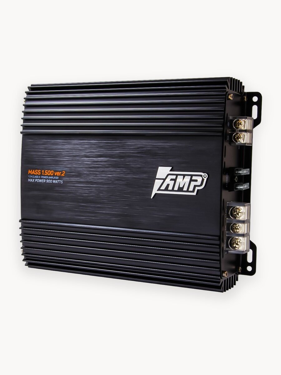 Усилитель автомобильный AMP MASS 1.500 ver.2 / Моноблок для сабвуфера