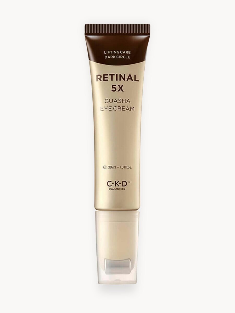 CKD Омолаживающий крем для век с роликовым массажером Retinal 5X Guasha Eye Cream 30 мл.