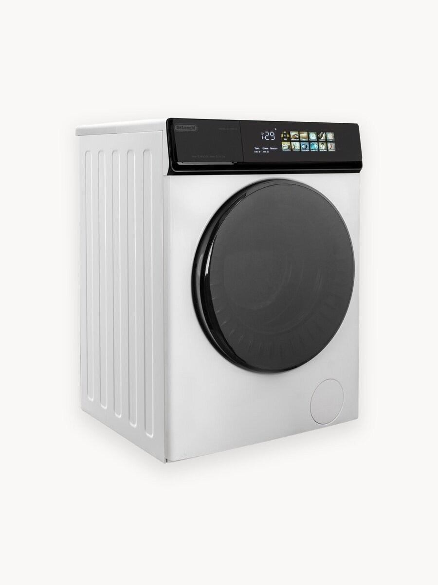 Стиральная машина с паром и инвертором DeLonghi ARABELLA L 1045 VI модель 2025 г, 10,5 кг, A+++, очистка барабана