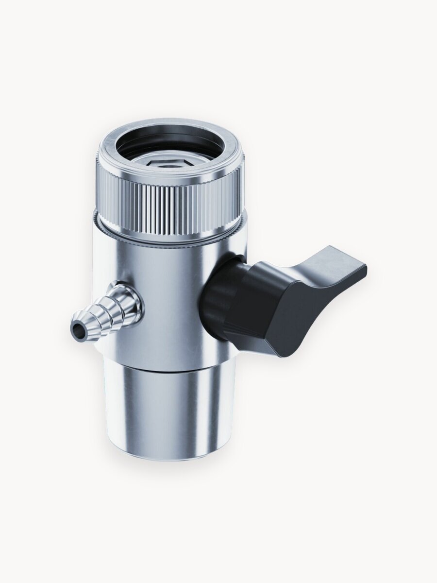 Переключатель потока (дивертор) Аквафор П21 для фильтров Модерн, переключает очищенную и неочищенную воду