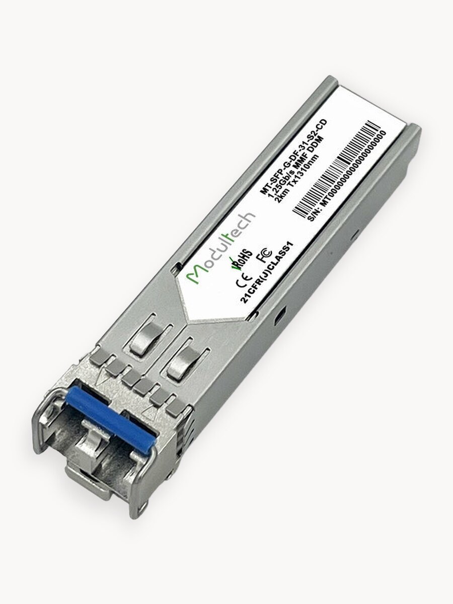 Модуль SFP 1,25 Гбит/с, 2 км, 1310 нм, MMF, LC