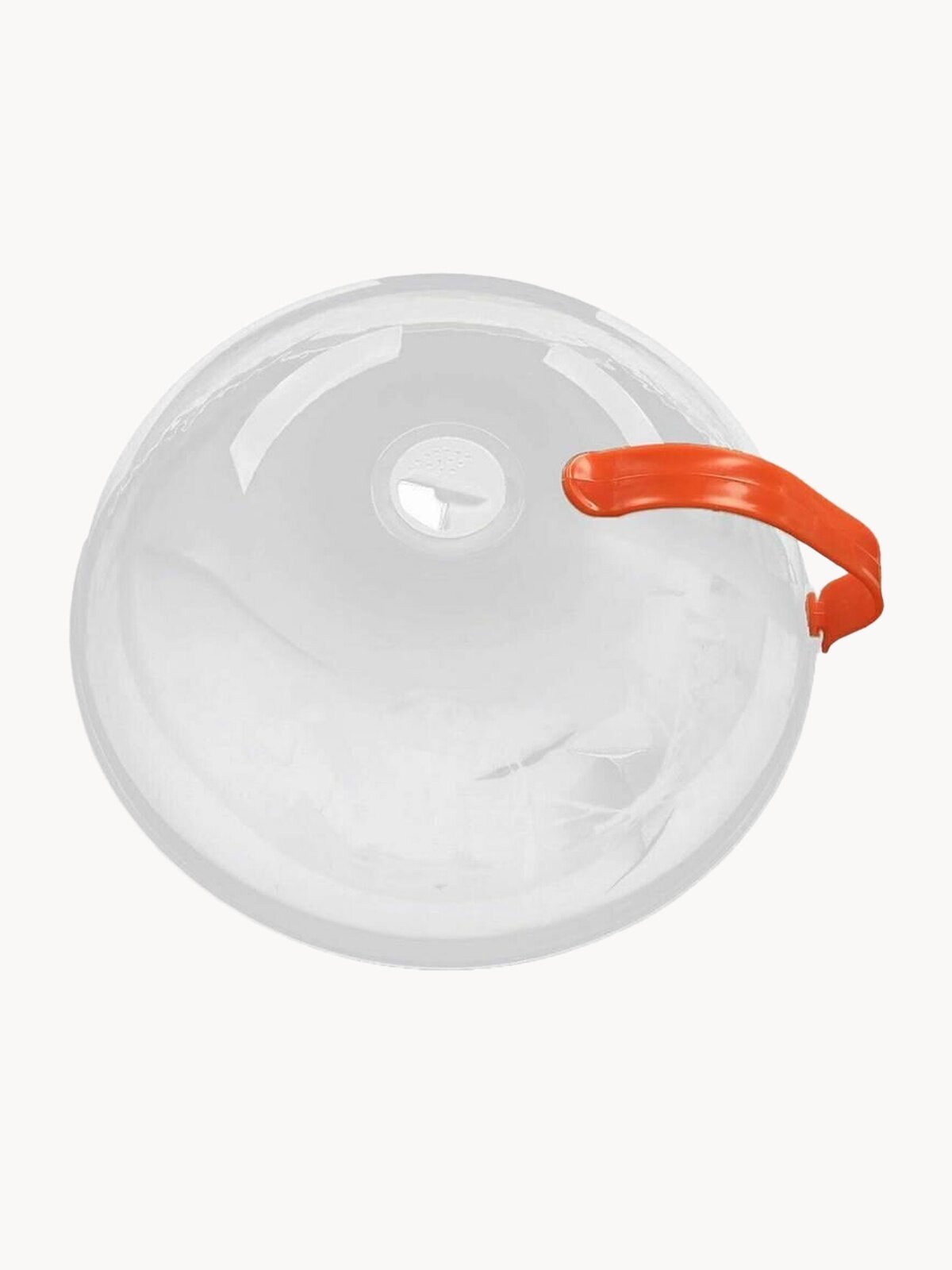 Крышка для микроволновки, СВЧ плиты диаметр 26 см, пластиковая с ручкой и клапаном, от жира, брызг в микроволновой печи