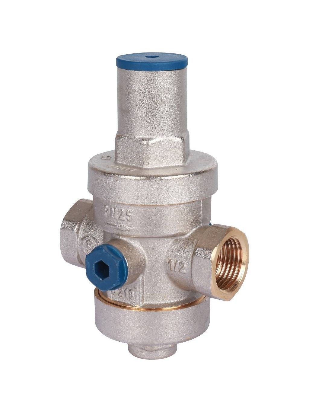 Редуктор давления Stout 1/2" с выходом под манометр PN25 SVS-1008