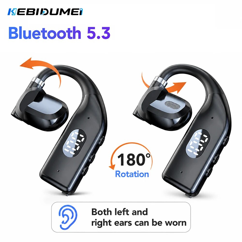 KEBIDUMEI Bluetooth 5.3 Наушники с шумоподавлением