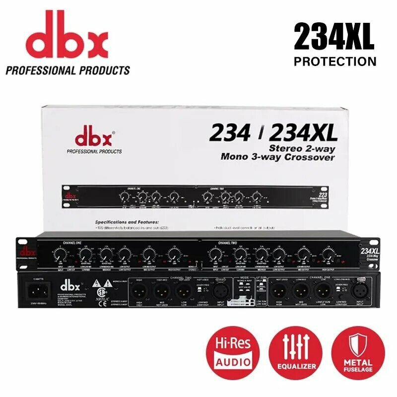 DBX 234XL Электронный распределитель частот, аудиоэффекты, процессор