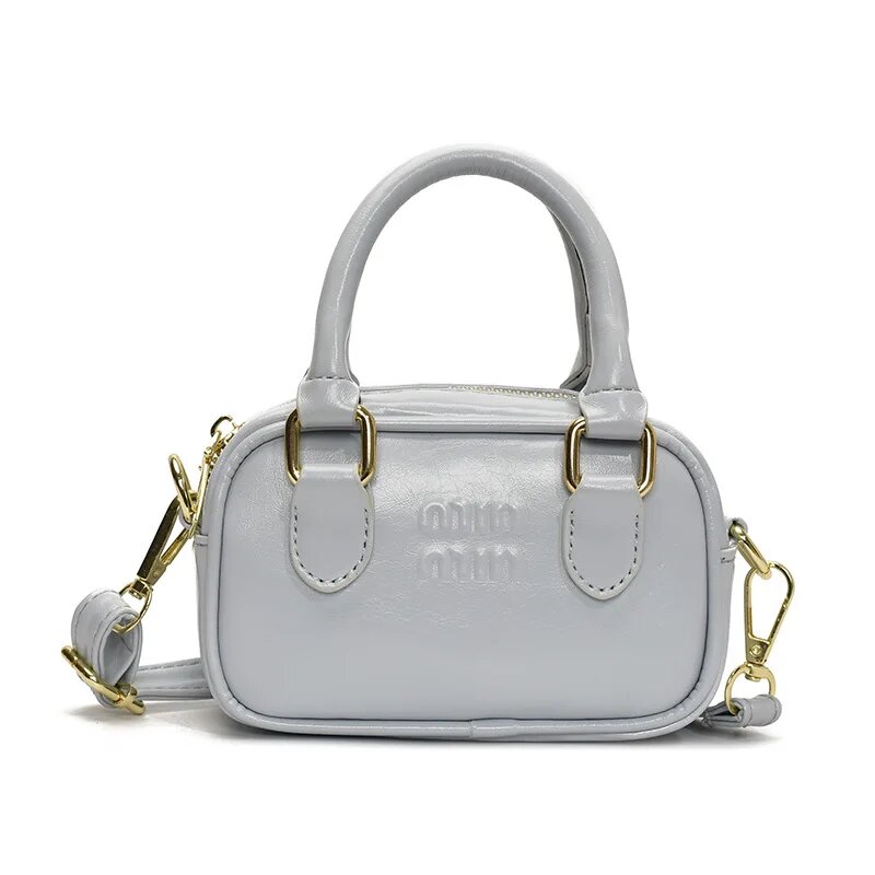 Новая лазерная сумка для боулинга Alphabet 2025, корейская версия модная роскошная сумка, универсальная женская модная детская сумка через плечо