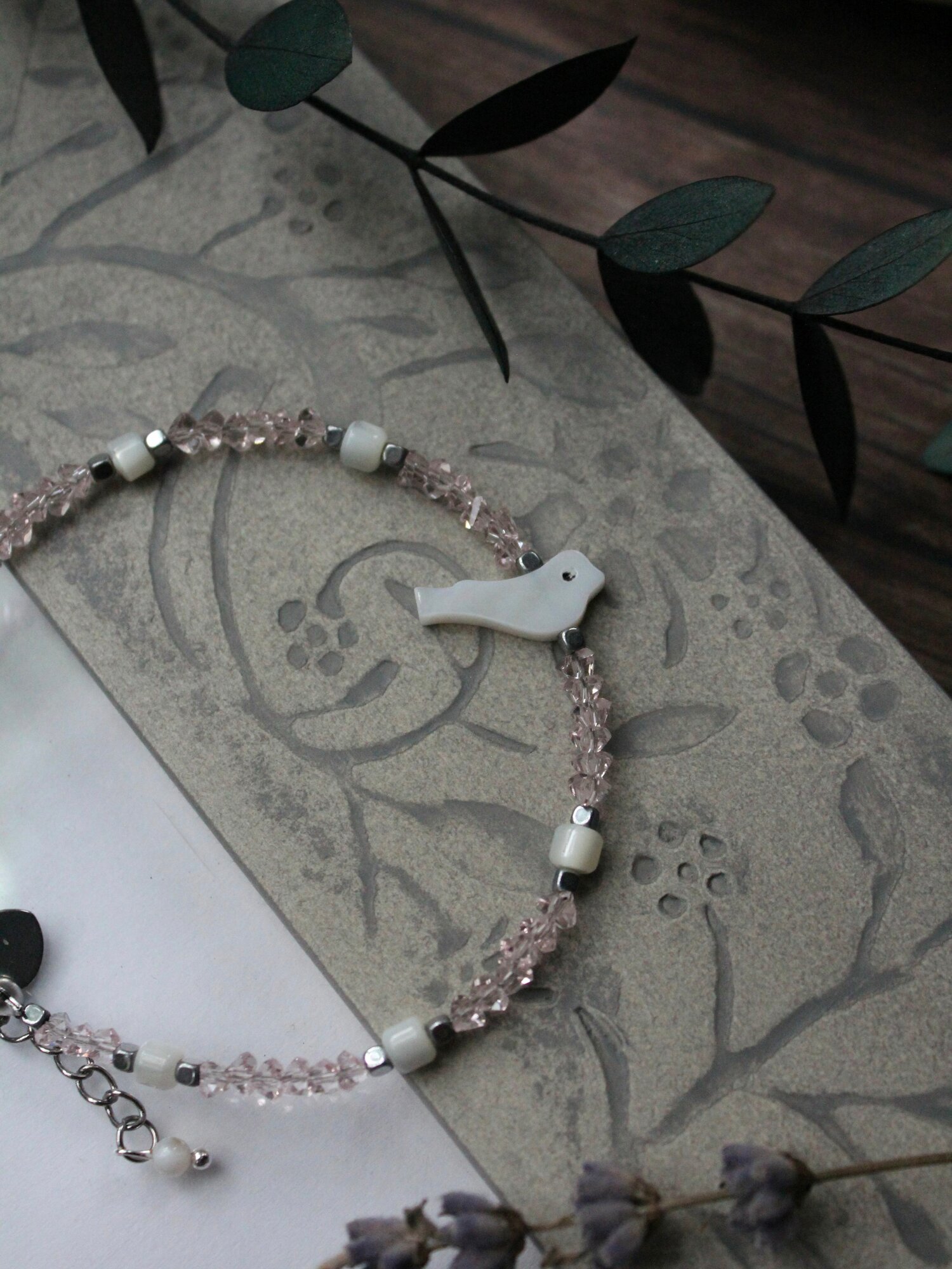 Браслет, перламутр