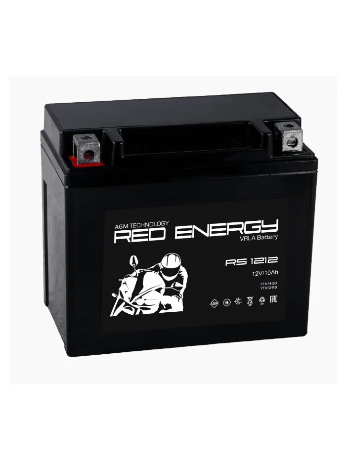 Аккумуляторная батарея DELTA RS 1212, 12 В, 12 А·ч, 200 циклов полной зарядки