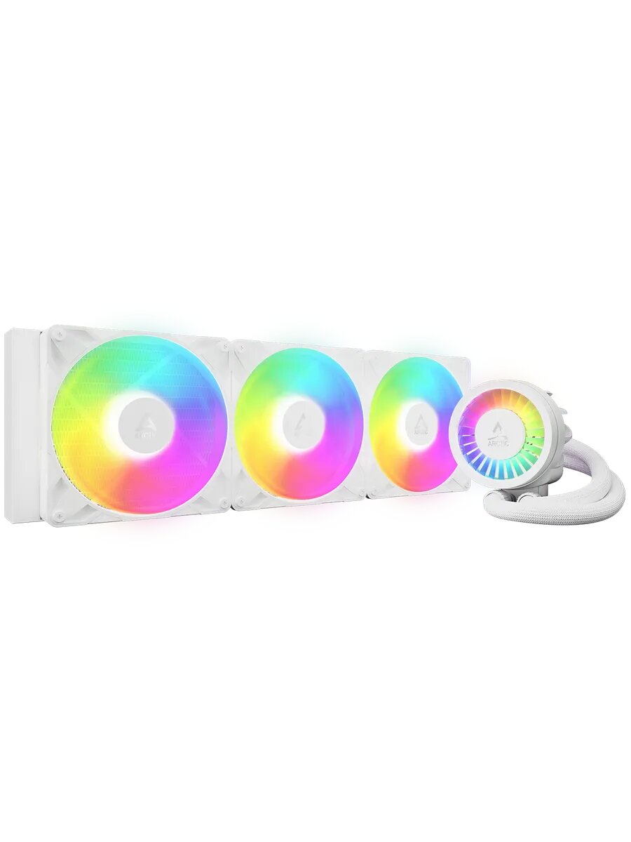 Жидкостное охлаждение Liquid Freezer III Pro 420 A-RGB (Whit