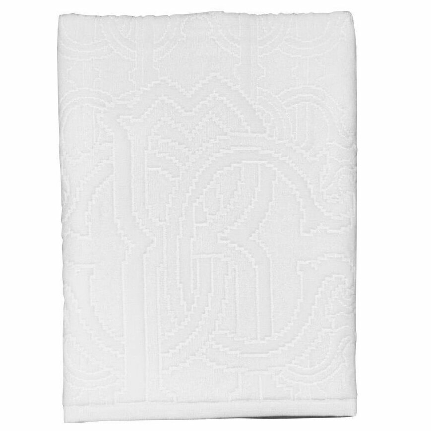 Полотенце банное Roberto Cavalli Araldico Cotone Asciugamano da bagno bianco RCV/441120