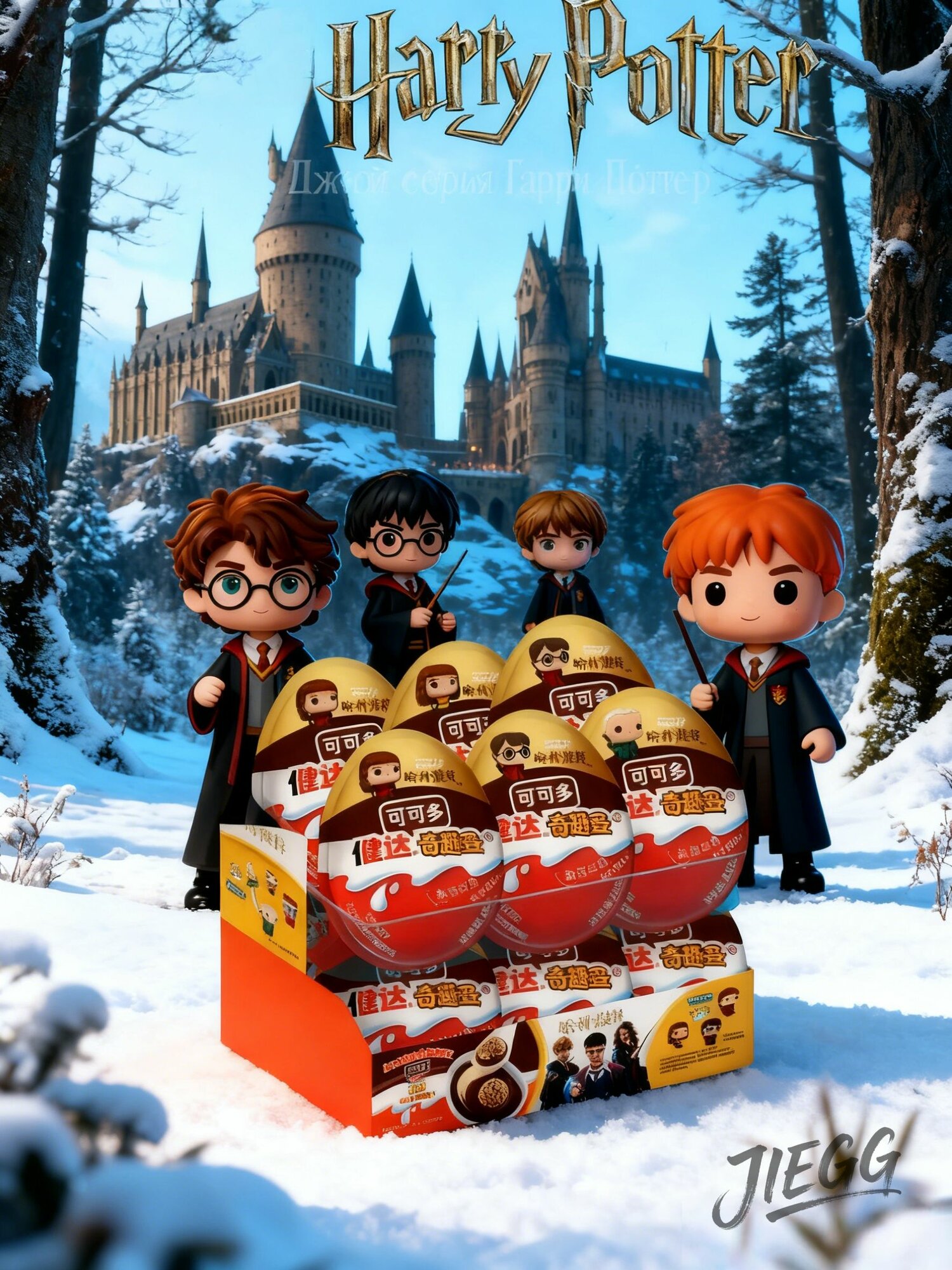 Забавные яйца из серии "Гарри Поттер" (12шт х 20 г)