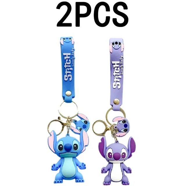 5 наборов по 20 штук в каждом, оптовая продажа брелоков Disney Stitch, плюшевых игрушек, милых и мягких игрушек с мультяшными персонажами, подвесок для брелоков, подарков для фанатов на детские дни рождения.