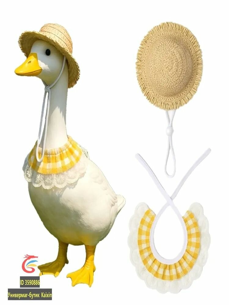 Набор аксессуаров для питомцев: шляпа и платок в стиле кантри, с кружевом, для кошек и собак, готовый образ для фото