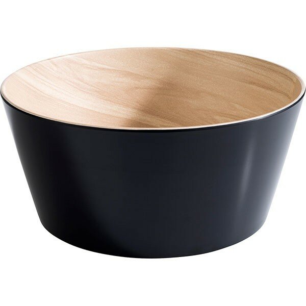 Салатник «Фрида», пластик, 2,2 л, черный (APS, страна Китай)