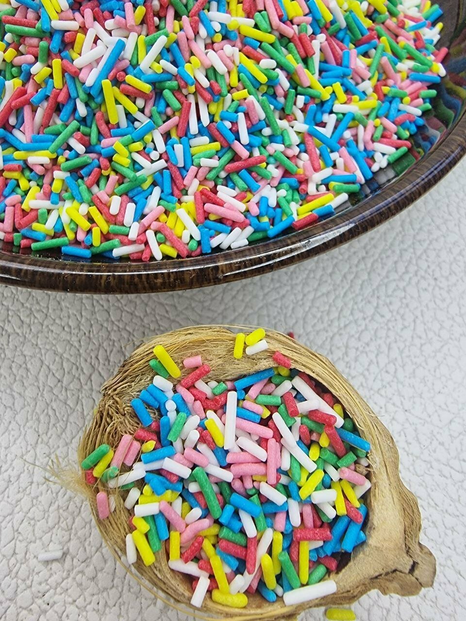 Посыпка сахаристая "Вермишель" разноцветная