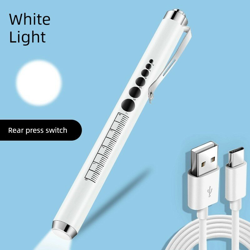 Медицинский фонарик для врачей и медсестер, перезаряжаемый детский фонарик для утреннего осмотра, портативный