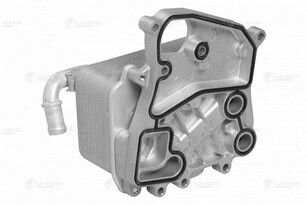 Радиатор масляный в сборе с фланцем для а/м VW Touareg II (10-)/Audi A6 (11-) 3.0D (LOс 1839), LUZAR LOC1839