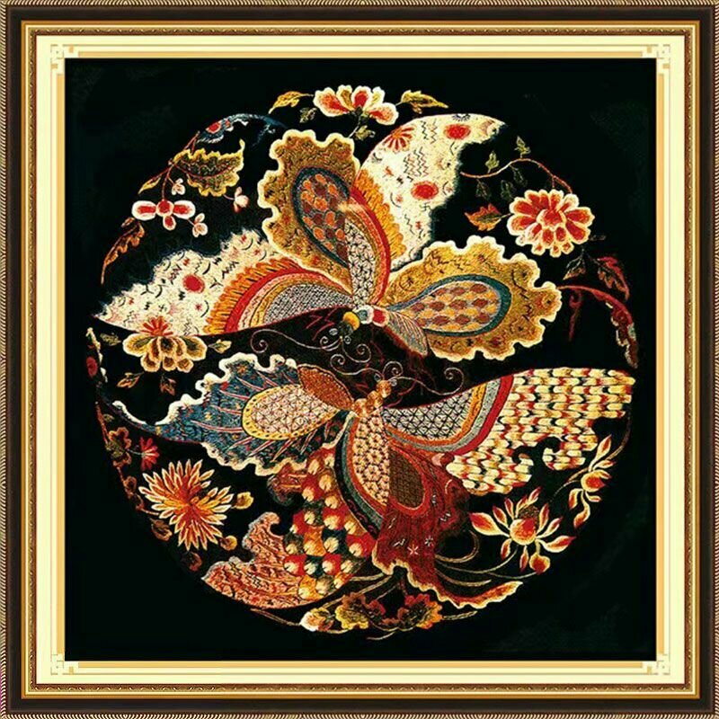 Набор для вышивания крестом, Феникс, 11CT 60x60cm, полная зашивка, (без подрамника, без рамки)