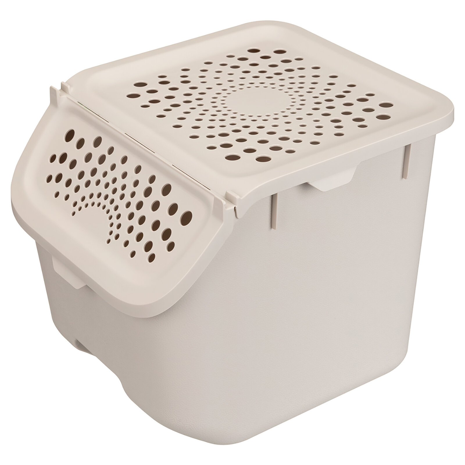 Контейнер для овощей Бытпласт, 11,3 л, пластик, светло-бежевый