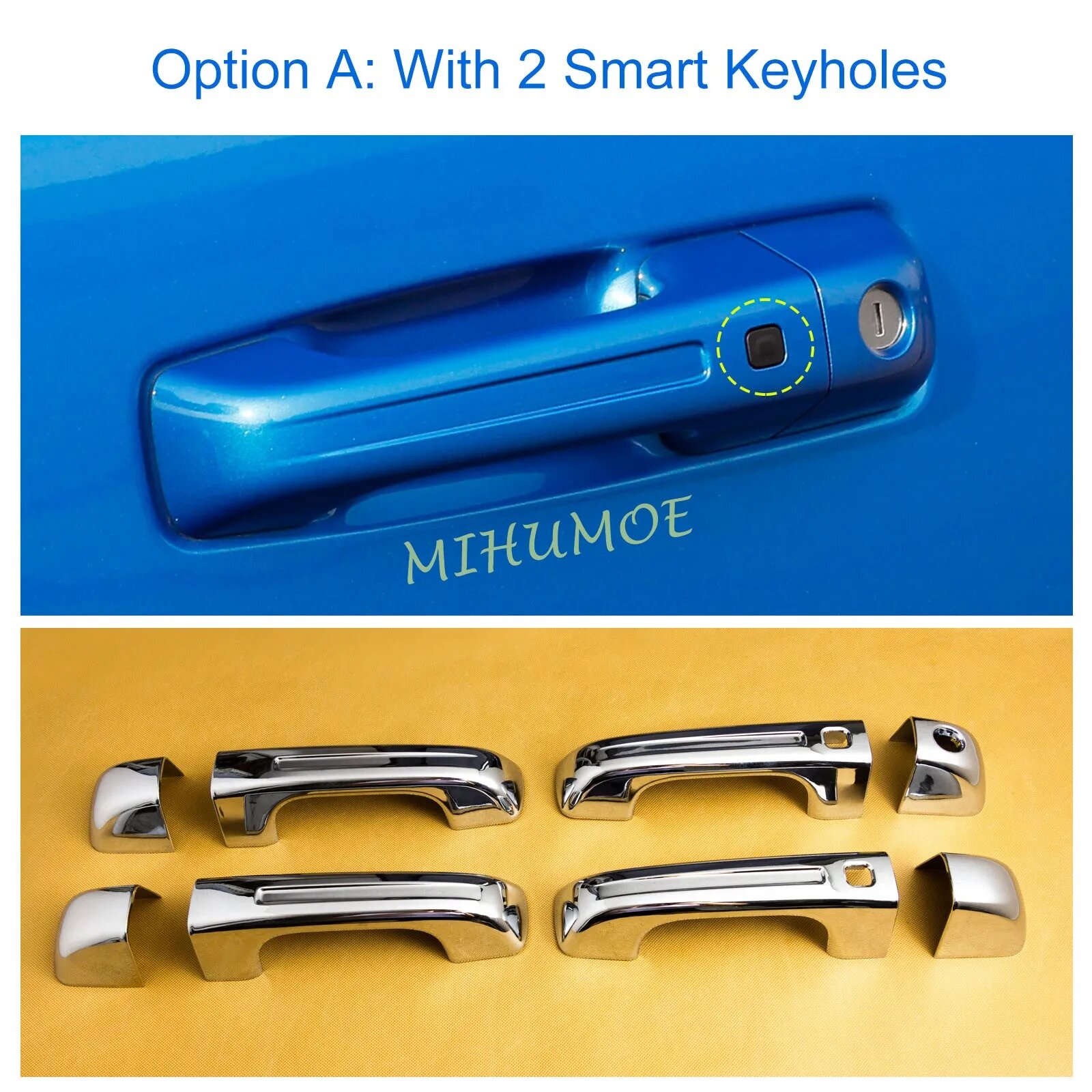 Для Dodge Ram 1500 2019-2025 хромированная дверная ручка, накладки, защитные аксессуары 2024 2023 2022 2021 2020