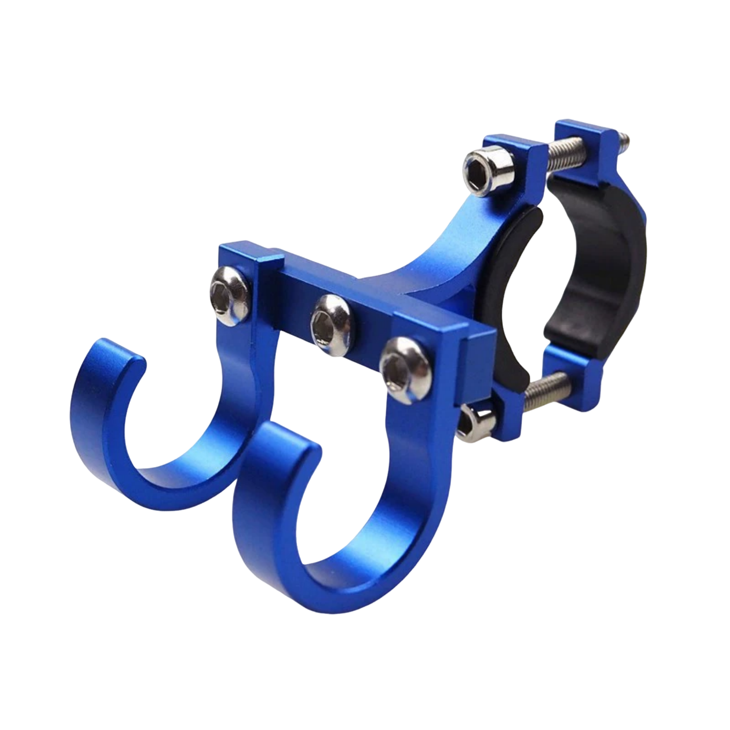 Крепление для велосипеда к рулевой, держатель для багажа на раме велосипеда, крючок для руля велосипеда, крепление к трубе велосипеда, черный, красный, серебристый, синий, серый, размер S, L, диаметр руля/трубы S 25-35мм, L 30-50мм, алюминиевый сплав,