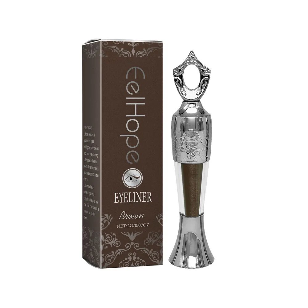 Подводка сурьма для глаз коричневая каял Kajal стойкая для межреснички