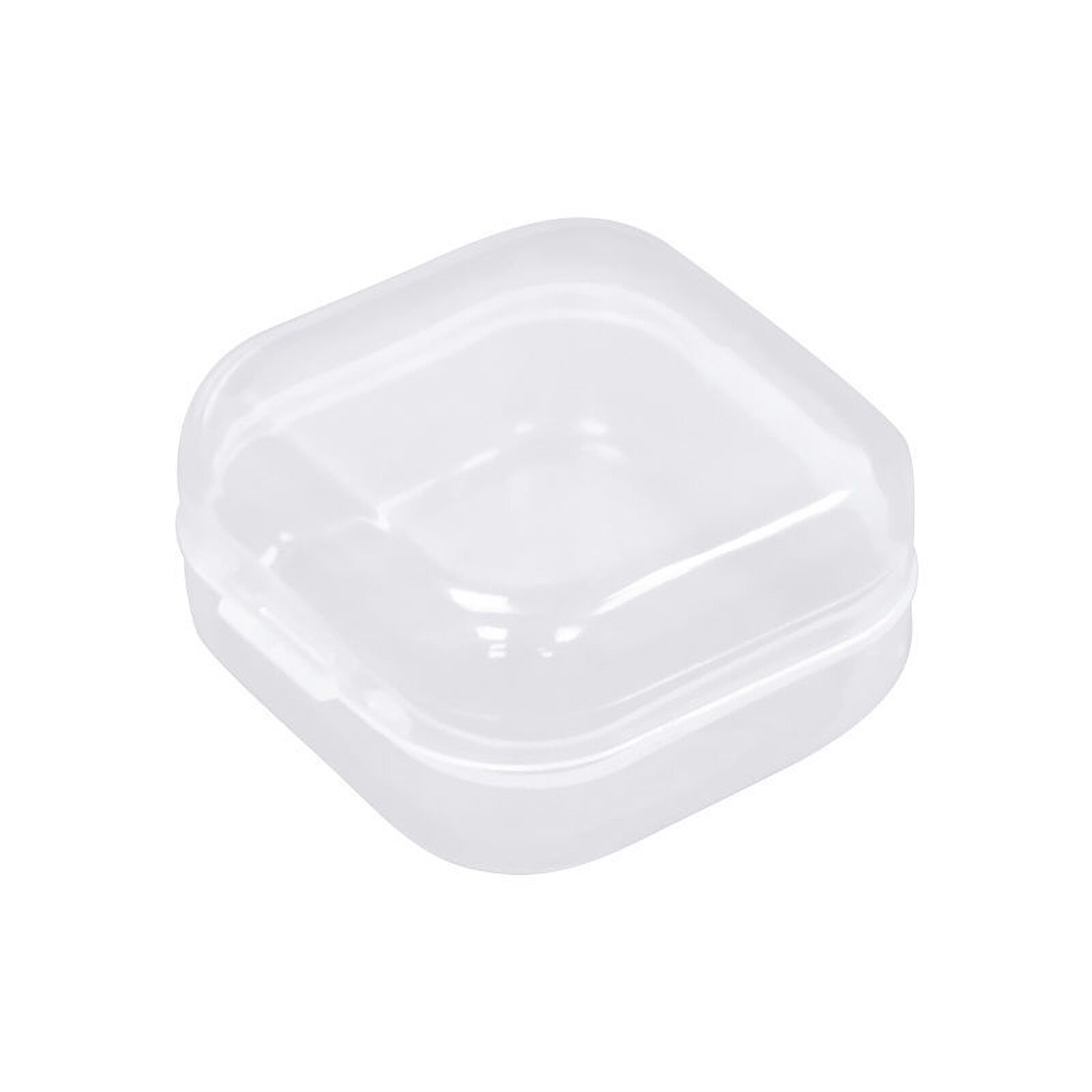 Small Clear Box Transparent Sturdy Durable PP Glossy Surface Wide Application Bead for Jewelry Pills Earplug