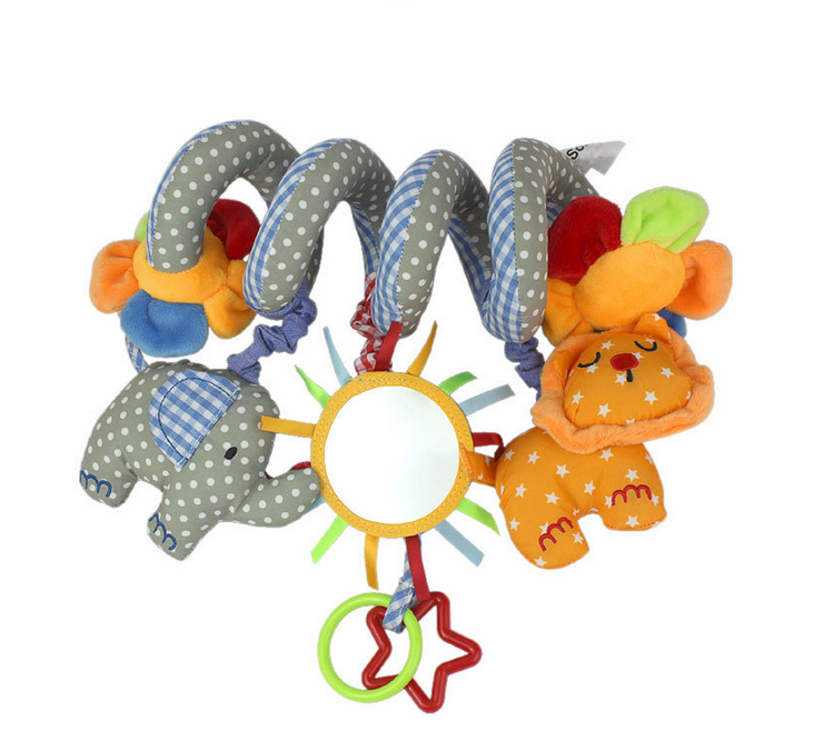 Ранное развитие Мягкая детская кровать кровать детская автомобильная игрушка спиральная детская игрушка новорожденная автомобильное сиденье профессор Белл клубничная игрушка подарок детская клубника и мобильный (()