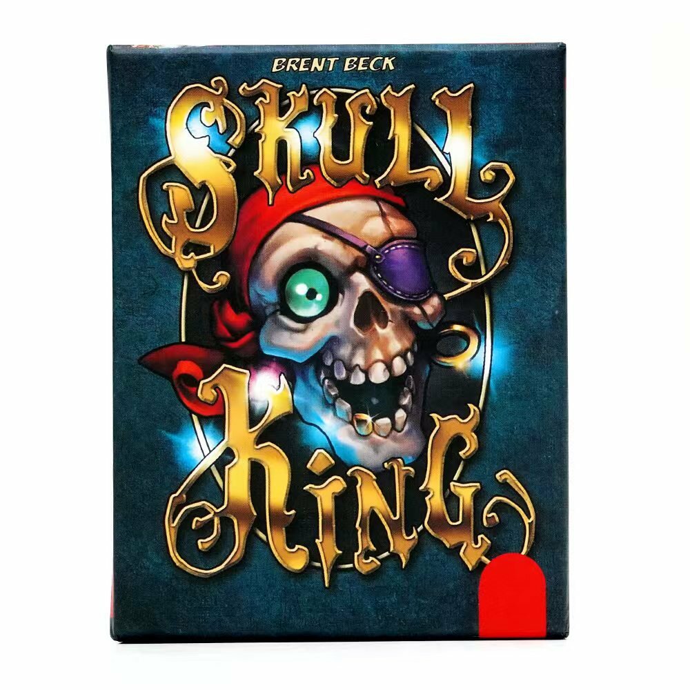 Игра с картами "Череп Пират" для семьи и дедушки