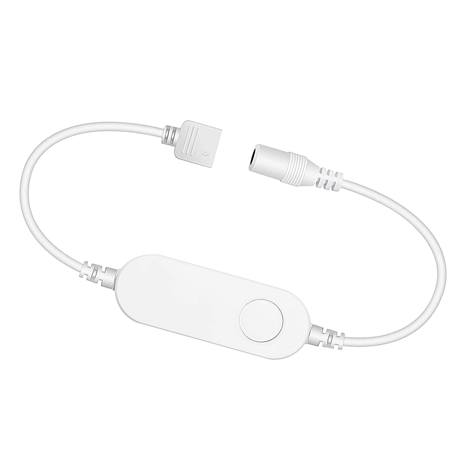 Tuya WiFi LED Controller беспроводной умный контроллер с интерфейсом RGBW для светодиодных лент, поддержка голосового управления, совместимый с Google Home и IFTTT, регулировка цветов через приложение для смартфонов, входное напряжение DC9V~18V, диаметр