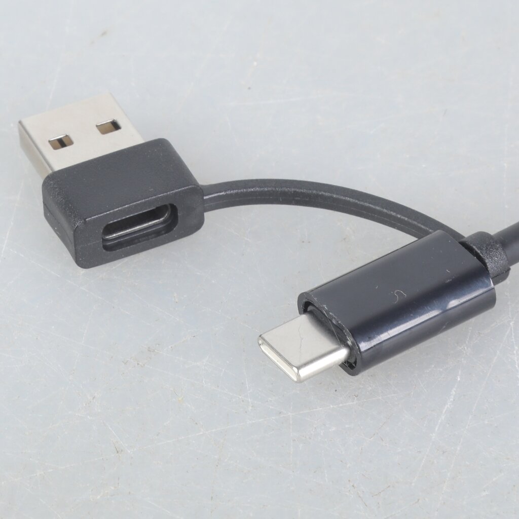 Плотный двойной USB-кабель Type-C и Micro 5pin — фото 1