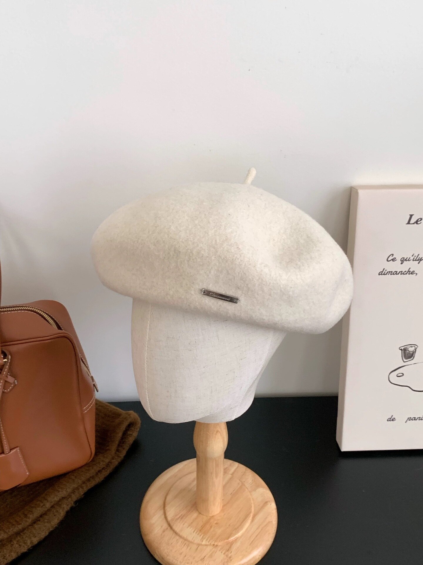 Красная шляпа для женщин, осенне-зимняя австралийская берет из чистой шерсти, художественная ретро шляпа художника, стройнящая лицо