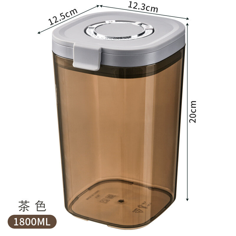 Кухонная герметичная банка, пищевой контейнер, банка для кофейного порошка, банка для молочного порошка, пластиковая чайная банка, домашний дозатор, портативная банка для хранения
