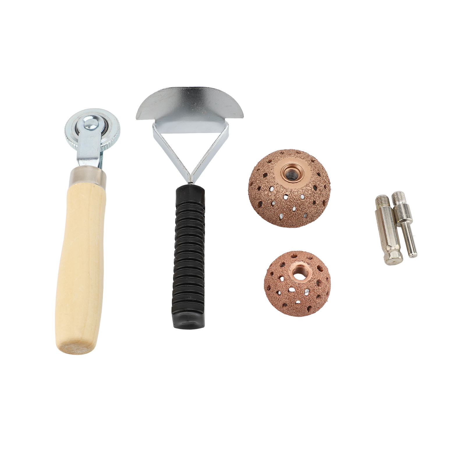 6шт Инструменты Для Ремонта Шин 42 мм 55 мм Шлифовальная Головка Из Вольфрамовой Стали с Роликовым Скребком для Автомобиля