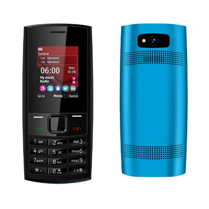 Nokia X2-02 дюймовый мобильный телефон с кнопкой 2G Фронтальная камера 0,08 МП