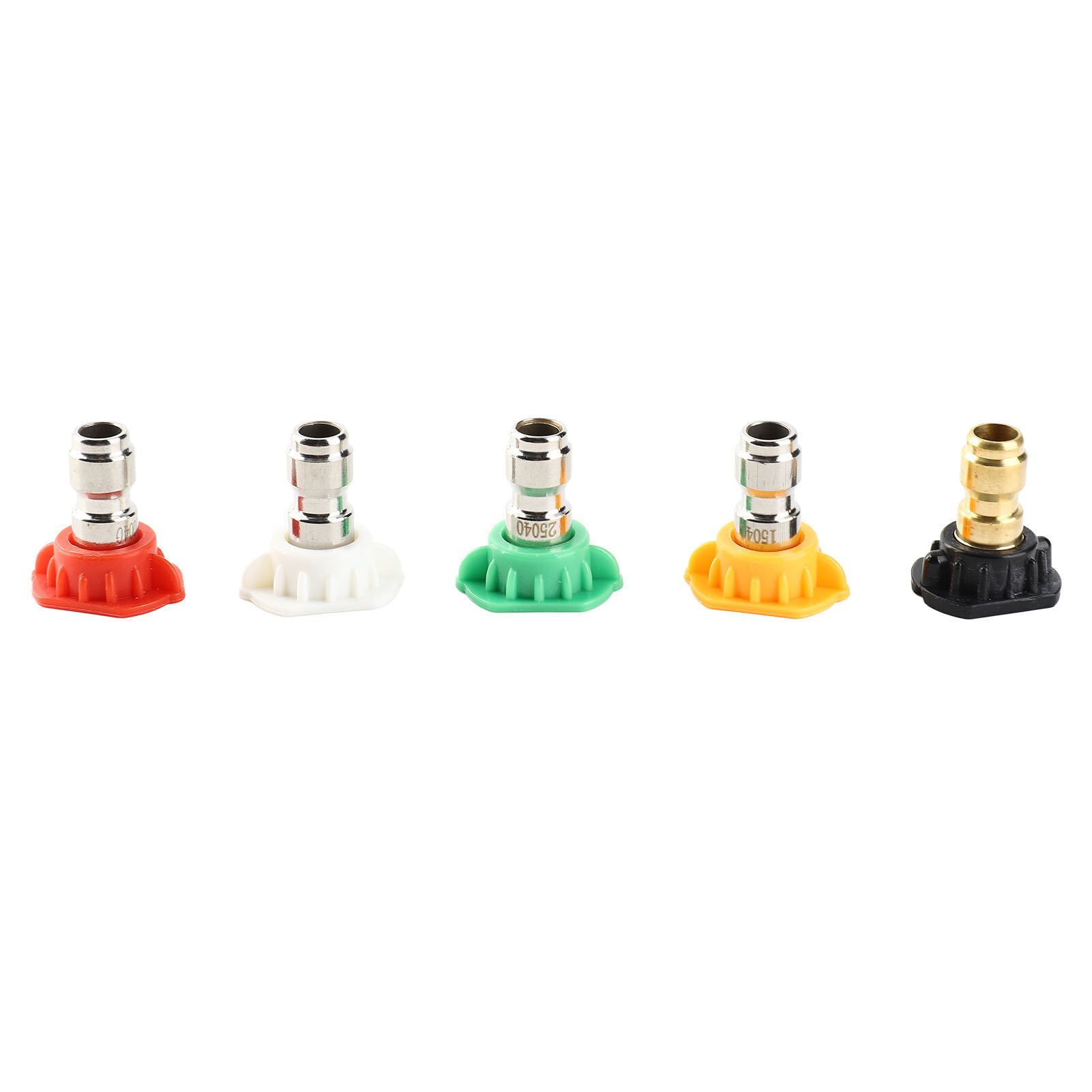 Комплект из 5 распылительных форсунок для мойки высокого давления с быстроразъемным соединением 1/4 дюйма для мощного распыления