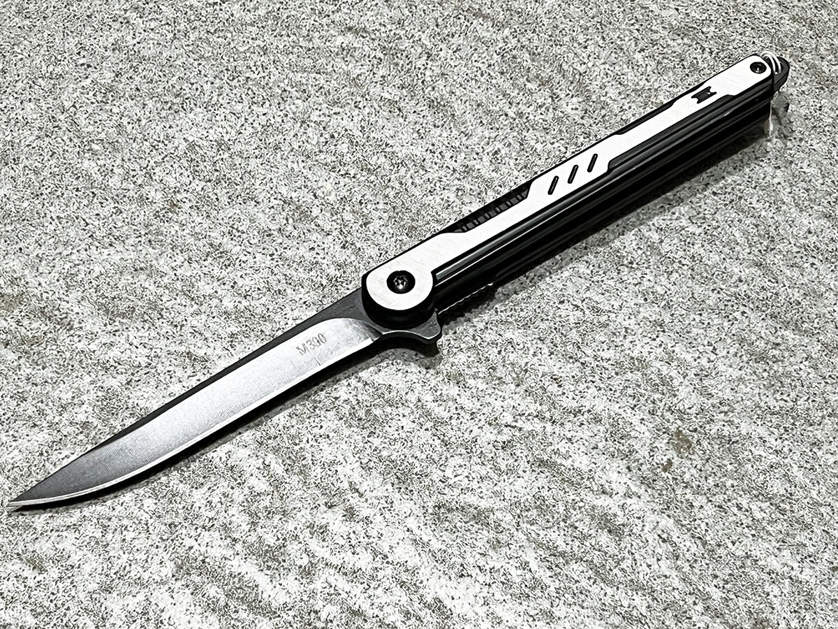 Складной нож M390 с клипсой