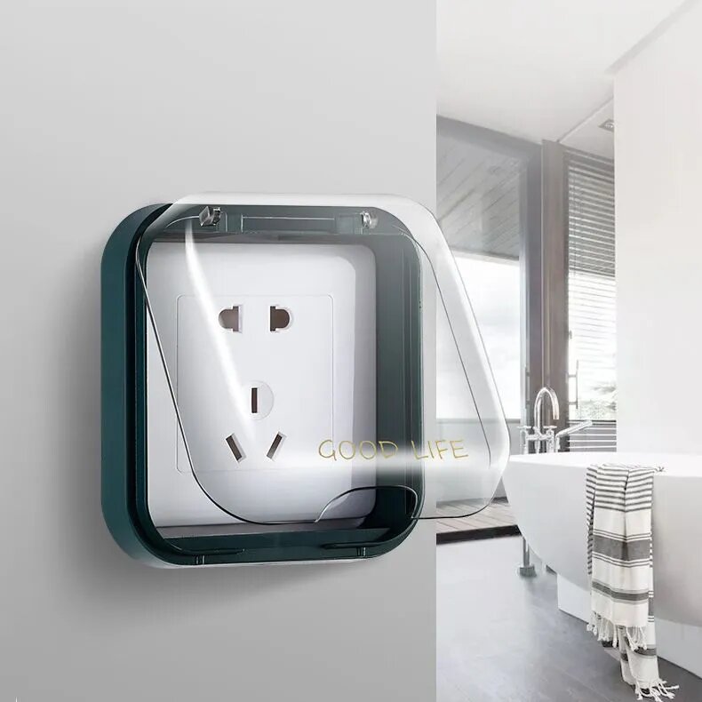 Защитная накладка на розетку, крышка для дверного звонка, выключателя / Защита от воды, пыли, грязи, жира