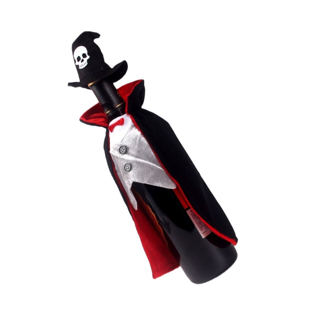 Стираемый чехол для винных бутылок на Хэллоуин для жуткой ночи