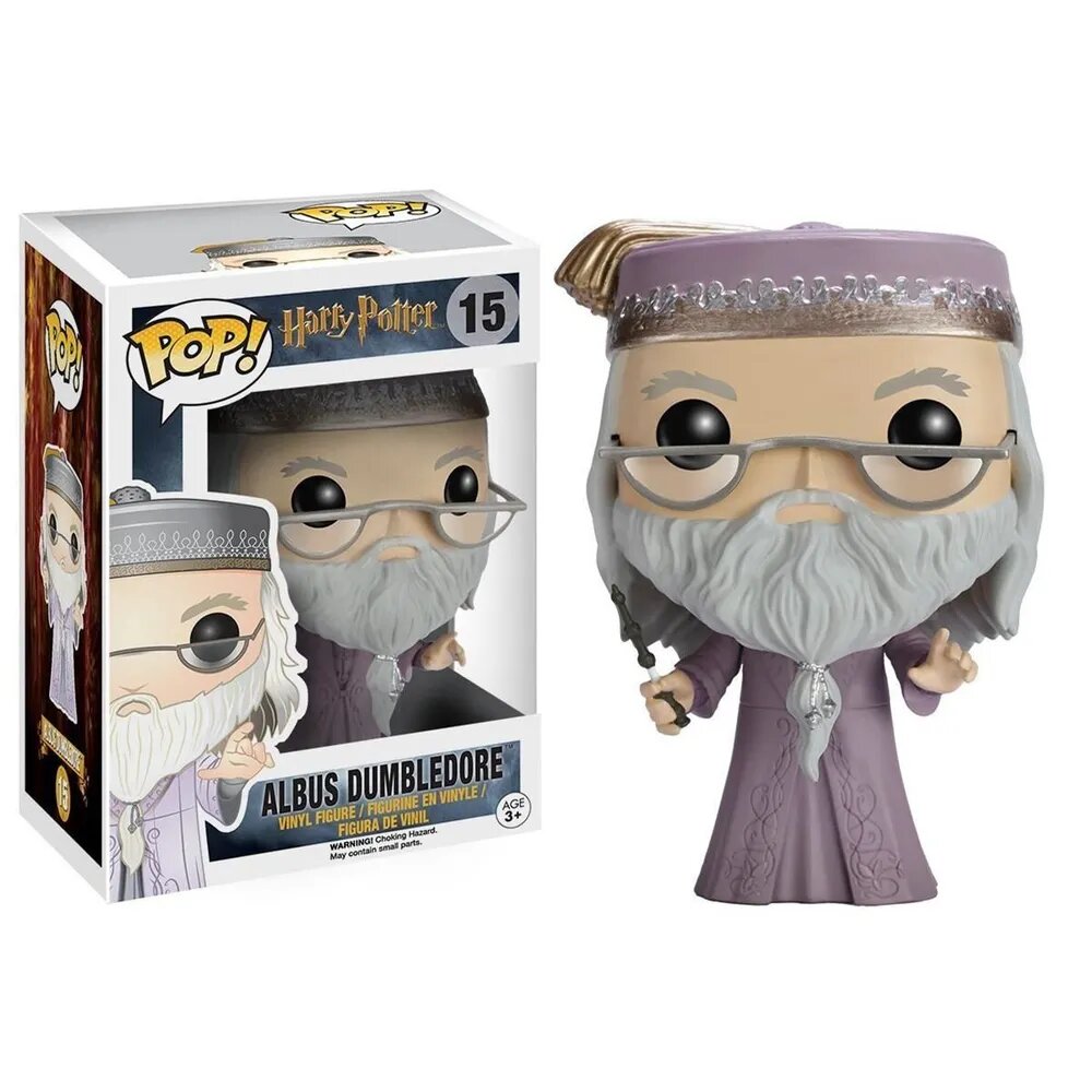 Фигурка Funko "Harry Potter: Albus Dumbledore" Funko 5891, винил, картонный бокс, 11,5x9x16 см
