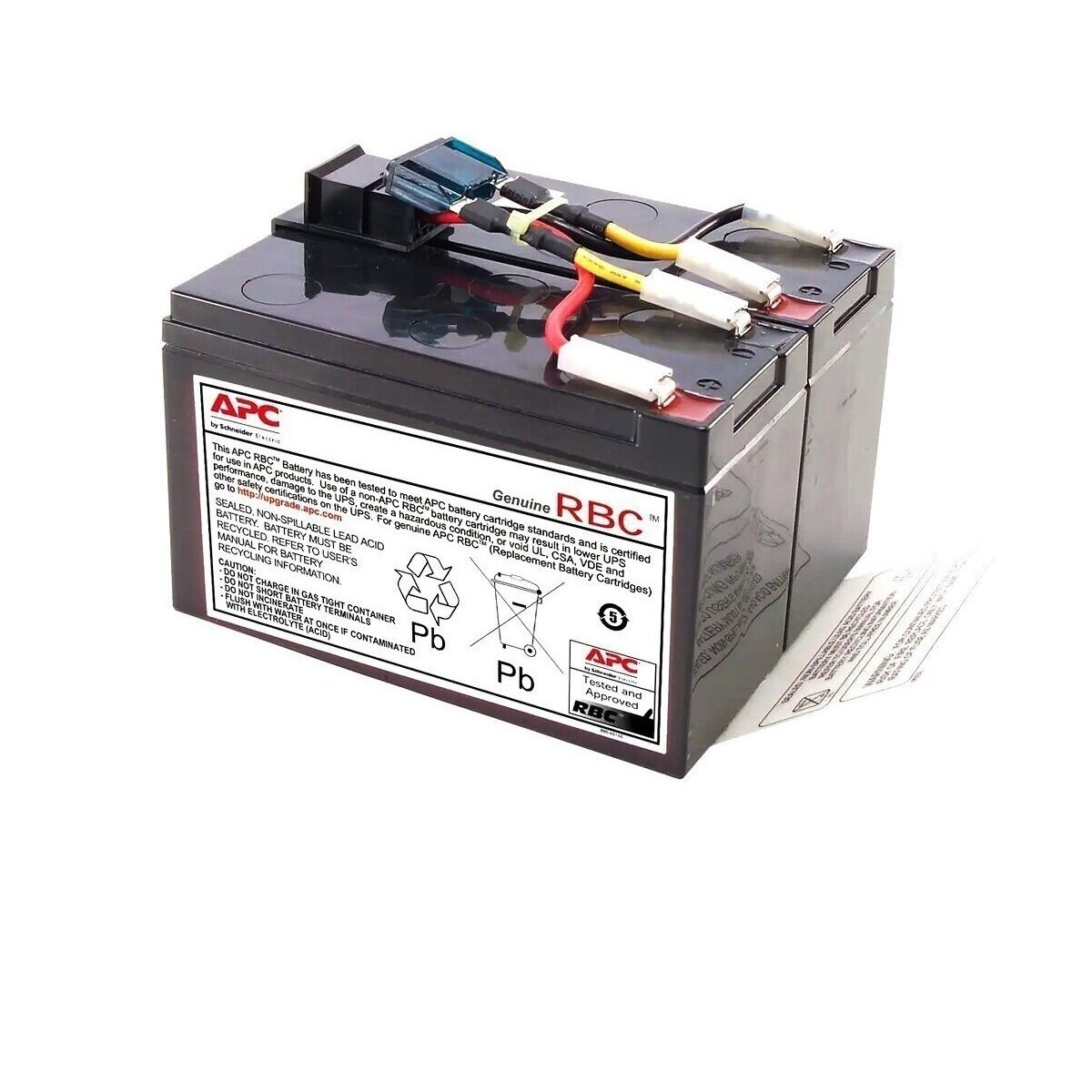 Аккумуляторная батарея APC by Schneider Electric RBC48, 12В, черный