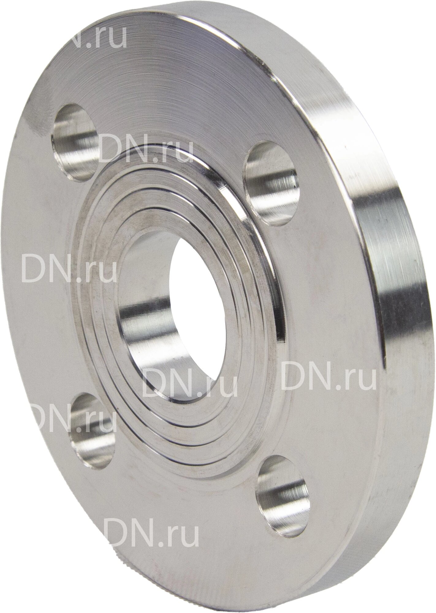 Фланец плоский DN.ru ФПП Ду40 Ру16 корпус - нержавеющая сталь 12Х18Н10Т, тип 01, ряд 1, исполнение B, гр. IV, ГОСТ 33259-2015