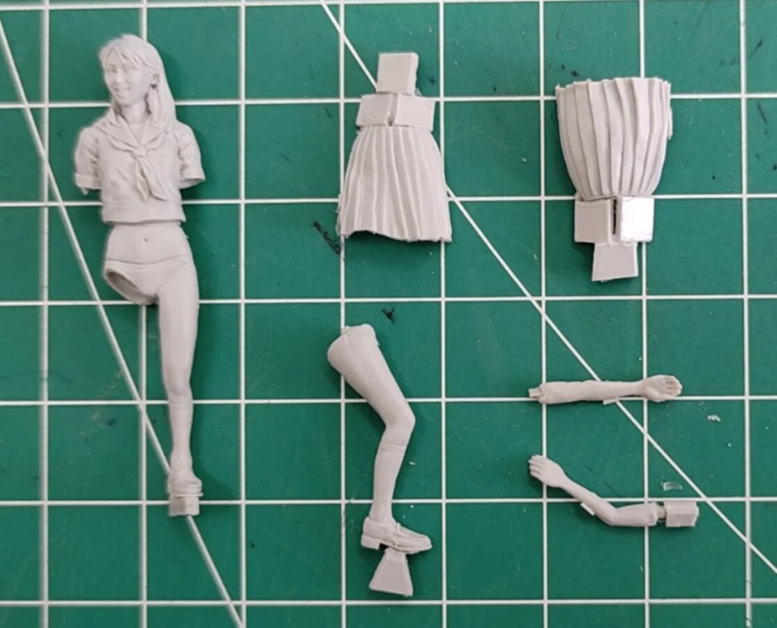 Набор для сборки модели девушки MODX 1/35