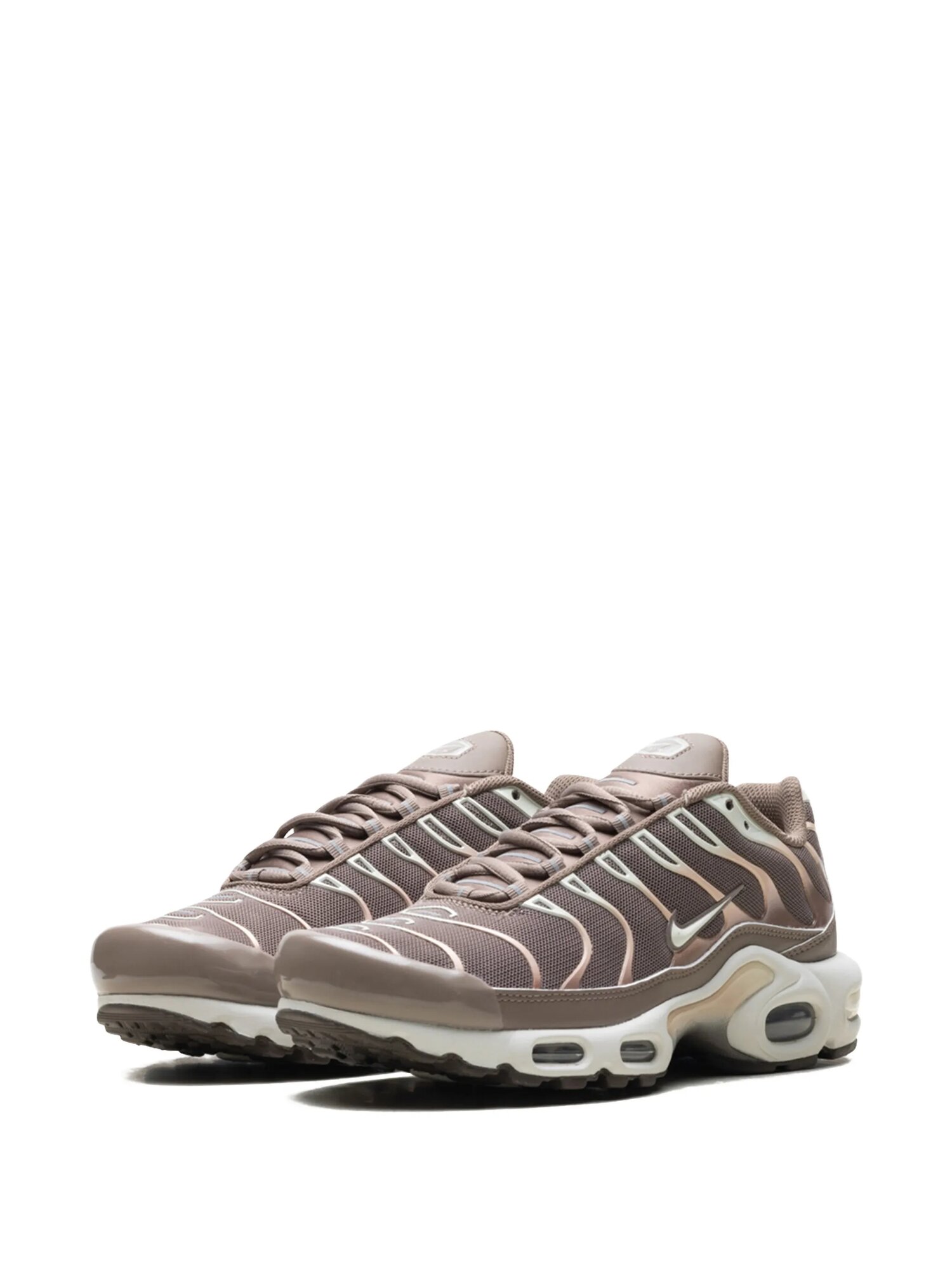 Кроссовки NIKE Air Max Plus, размер 8.5 US, коричневый/серый/оранжевый — фото 1