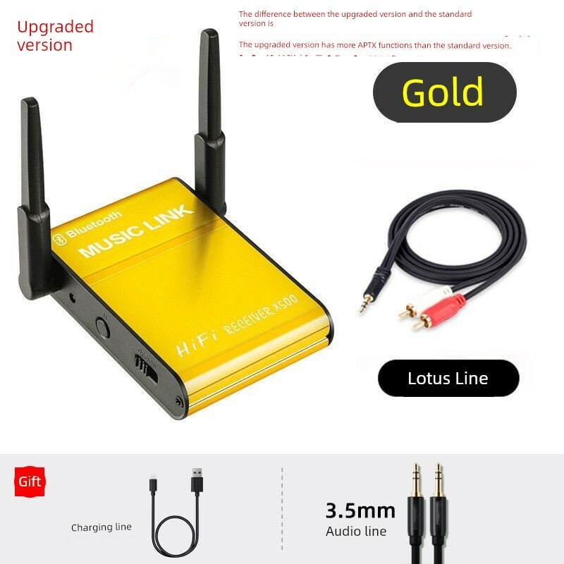 Аудиоприемник Bluetooth 5.0 CSR8645, адаптер Bluetooth для аудио, автомобильный аудиоадаптер HIFI, APTX Официальная