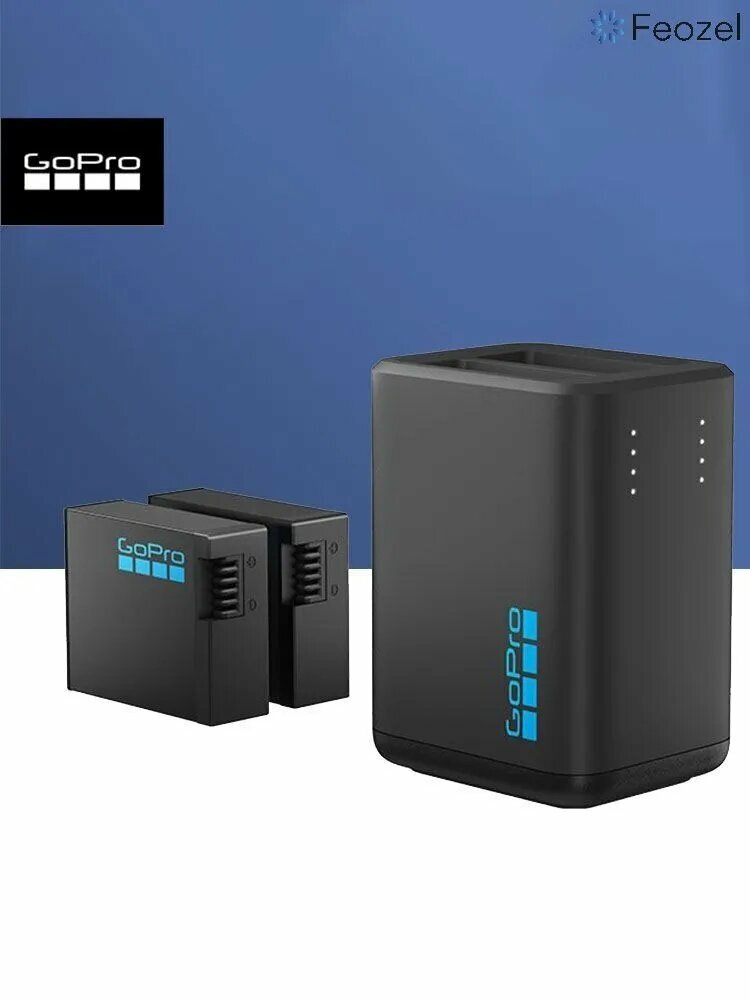 GoPro Dual Battery Charger + 2 Enduro Rechargeable Batteries AEDBD-201 GoPro Hero 13 (Ориг)-A