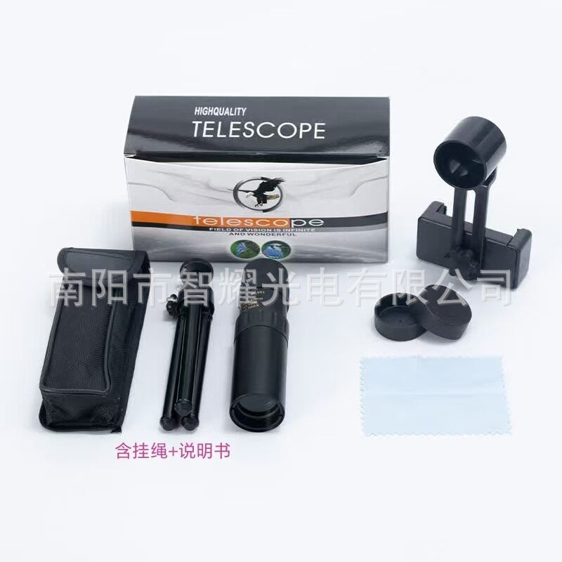 Оптовая торговля за границу 10-300*40 зум монокулярный телескоп для улицы портативный высокое разрешение высокое увеличение для мобильной фотографии портативный