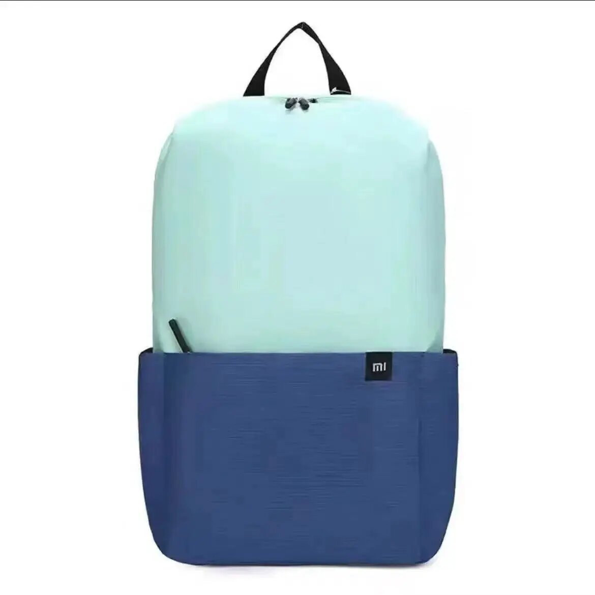 Оригинальный красочный маленький рюкзак XIAOMI, сумка для ноутбука, мужская и женская сумка на плечо, уличная водонепроницаемая студенческая портативная спортивная сумка Синий, 15L, Blue green